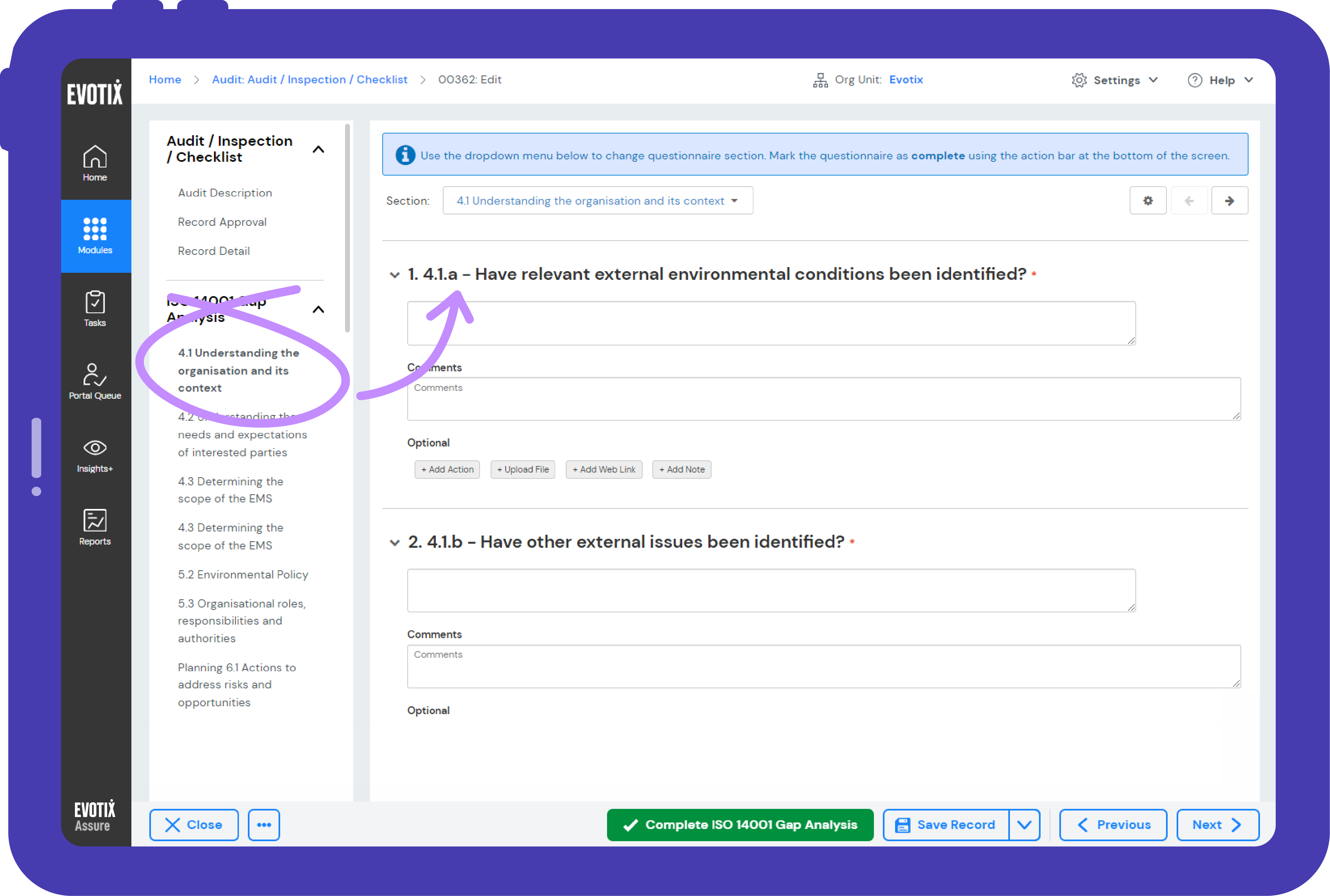 Environmental Compliance Software | Evotix